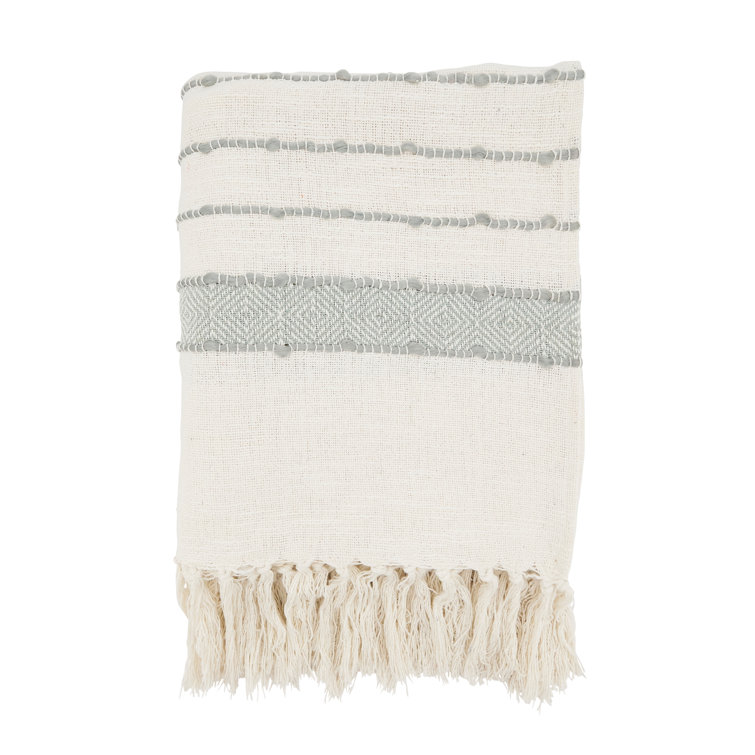 Saro Sevan Collection Woven Throw Blanket | Wayfair
